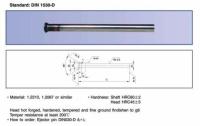 China DIN 1530-D Standard HSS Material Die Punch Pins with 60-62 HRC Hardness for Precision Die Cutting Tools for sale