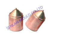 China Precision EDM Copper Electrodes and Gate Electrodes for Cosmetic Mould with Red Copper/Tungsten Copper, +/-0.002mm Tolerance, and Ra0.6 Surface Finish for sale