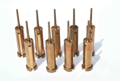 China Be-Cu Material Injection Molding Pins with 36-42HRC Hardness and Polish Surface Treatment for sale
