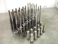 China Precision Stepped Core Pins with Cooling Hole for Die Casting - HRC44-46 Hardness, Nitrided Surface, ±0.01mm Accuracy for sale