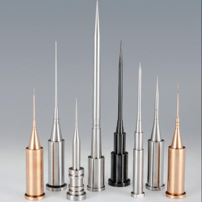 China STAVAX Precision Tapered Core Pins for Medical Injection Molds with ±0.005mm Tolerance for sale
