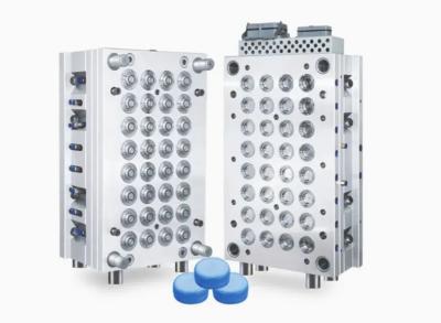 China Multi-Cavity Water Bottle Cap Mold with High-Speed Molding Capability and Balanced Runner Layout for sale