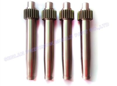 China Non-Standard Precision Mold Parts Thread Core Pins for Medicine Bottle Caps in 1.2379 Steel with Polished Surface and 48-52 HRC Hardness for sale