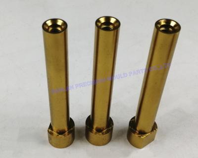 China 1.2344 Material Tin Coating Die Casting Mold Parts Core Pins With 44-46HRC Hardness for sale