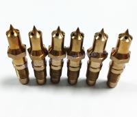 China Cube Material Nozzle Tips for Hot Runner System with Customized Sizes and +/-0.01mm Tolerance for sale