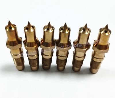 China Cube Material Nozzle Tips for Hot Runner System with Customized Sizes and +/-0.01mm Tolerance for sale
