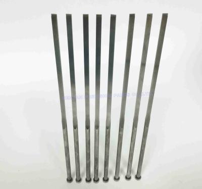 China SKH51 Flat Ejector Pin with 58-60 HRC Hardness for Plastic Mould Customized Size for sale