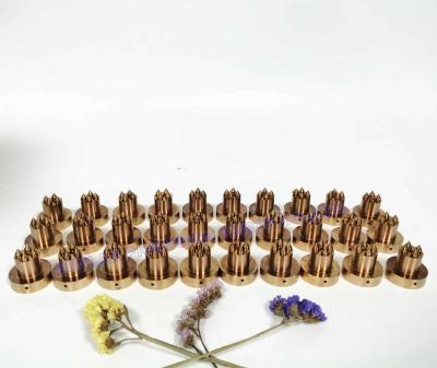 China Beryllium Copper Inserts for Plastic Injection Moulds with High Thermal Conductivity, Precision Machined to Reduce Cycle Time for sale