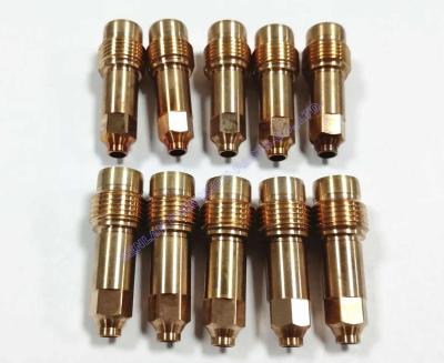 China BeCu Material Nozzle Tips with 0.01mm Concentricity for Hot Runner System Precision Mould Parts for sale