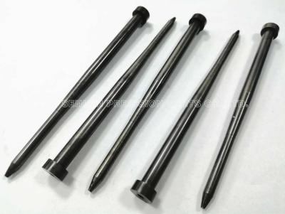 China Nitrided Assab Orvar Supreme Mold Core Pins with 50-52HRC Hardness and +/-0.01mm Tolerance for Precision Plastic Mould Components for sale