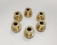China Non-Standard Brass Precision Sleeve Bushing with Customized Size and +/-0.01mm Tolerance for Plastic Mould for sale