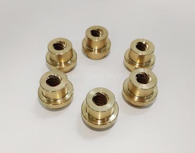 China Non-Standard Brass Precision Sleeve Bushing with Customized Size and +/-0.01mm Tolerance for Plastic Mould for sale