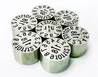 China DEM Standard SUS420 Material Mold Date Inserts with HRC48-54 Hardness and Replaceable Design for sale
