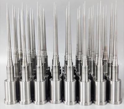 China STAVAX ESR Stainless Steel Micro Core Pins for Thin-Wall Medical Molds with ±0.005mm Tolerance for sale