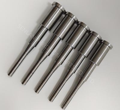 China Precision CNC Machining SKH51 Material Ejector Pins and Sleeves with 48~54 HRC Hardness and +/-0.005mm Accuracy for Molding Components for sale