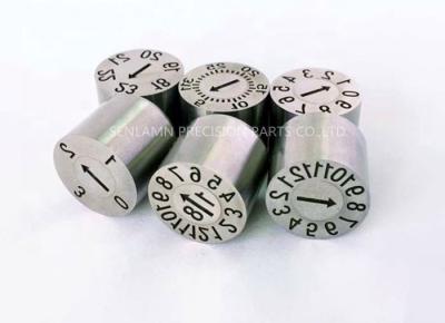 China Stainless Steel CNC Machined Replaceable Mold Date Inserts for Plastic Injection Molding for sale