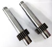 China High Precision S136 Material Gear Shaft with 48-52HRC Hardness for Plastic Injection Moulding for sale