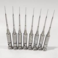 China STAVAX Material Mold Core Pins with 50-52HRC Hardness for Medical Syringe Pins for sale
