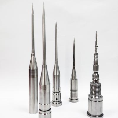 China Nitriding Coating HRC58 Hardness 0.002mm Accuracy Mold Core Pin for Medical Plastic Tube for sale