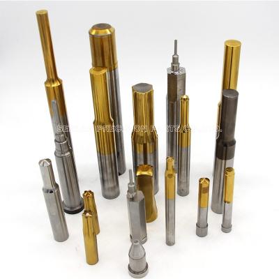 China Tungsten Carbide Punch Pin with 60-80HRC Hardness and +/-0.01mm Tolerance for Stamping Punch Die for sale