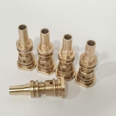 China Brass Customized Precision Mould Parts CNC Lathe Parts with CNC Machining for sale