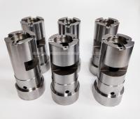 China Stavax Screw Die Cores Thread Mould Parts with 48~54 HRC Hardness and +/-0.01-0.005mm Tolerance for Medical Tube Bottle Embryo and Cosmetic Packing for sale
