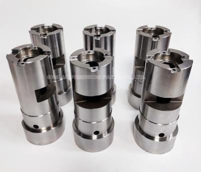 China Stavax Screw Die Cores Thread Mould Parts with 48~54 HRC Hardness and +/-0.01-0.005mm Tolerance for Medical Tube Bottle Embryo and Cosmetic Packing for sale