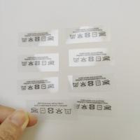 China Custom Heat Transfer Tagless Neck Labels Heat Seal Clothing Size Labels for sale