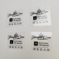 China Hot Peel Clothing Neck Label Heat Press Custom Clothing Own Logo Brand for sale