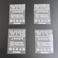 China Custom Heat Transfer Tagless Neck Labels Heat Seal Clothing Size Labels for sale