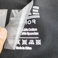 China Custom Heat Transfer Tagless Neck Labels Heat Seal Clothing Size Labels for sale