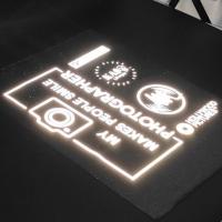 China Custom Reflective Heat Transfers Flat / 1mm Thickness Reflective Clothes Stickers for sale