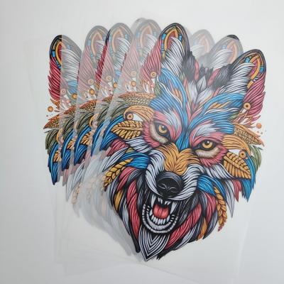 China Multiple Colors Custom DTF Transfer Labels Stickers DTF Transfer Printing for sale