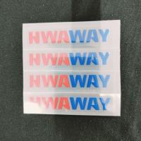 China 3D Embossed Heat Transfer Silicone Label Customizable 3D Raised Logo for sale