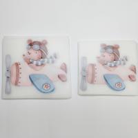 China Cute Cartoon Characters Heat Press Dtf Transfer Sticker For Garment And Bags for sale