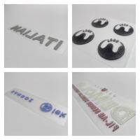 China Soft Rubber Heat Press Clothing Labels Custom Designed for sale