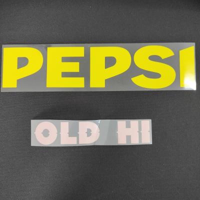 China Cold Peel High Elastic PU Film Heat Transfer Vinyl Logo Label For Clothings Max 40cm for sale
