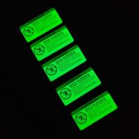 China Printable Glowing Warning Signal Stickers Heat Transfer Clothing Glow In The Dark for sale