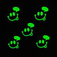 China Custom Fluorescent Glow In The Dark Logo Heat Transfer Custom Labels For Clothings for sale