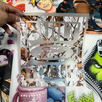 China Plastisol Digital Printing Custom Logo DTF Heat Transfer Label No MOQ Ready to Press for sale