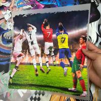 China Cristiano Ronaldo Legendary Career Custom DTF Transfer, Ready To Press Iron On Label For T Shirts, Large Size Heat Transfer Sticker With PET Material for sale