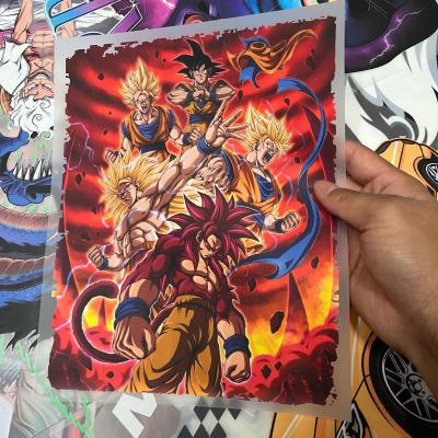 China Daima Goku All Forms – High Quality Digital DTF Transfer. Ready to Press Heat Press Sticker, Customized Iron‑On Label for sale