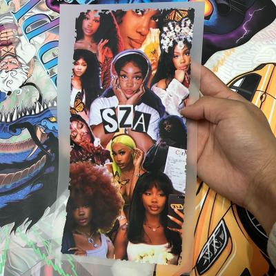 China SZA High Quality Custom Logo Sticker – Vinyl Film DTF Print Heat Transfers, Ready To Press Iron On For Clothes for sale