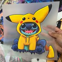 China Custom SUPER SAIYAN Design DTF Heat Transfer Stickers Ready To Press Wholesale Bulk Heat Press Printing For Apparel Fast Shipping for sale