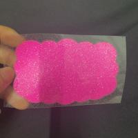 China Glitter Vinyl Heat Transfer Logo Customized for sale