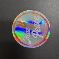 China Premium holographic vinyl Stickers/Individual cut holographic stickers/Holo die cut decals Sticker for sale