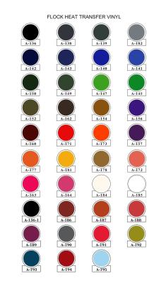China Custom Flock Transfers – Soft, Velvet-Like Heat Transfers Made to Order for sale