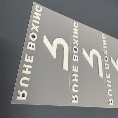 China Custom silicone heat transfer /small batch silicone logo/brand logo silicone transfer for sale