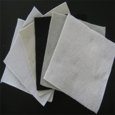 China High Strength Polyester Nonwoven Geotextile Staple Fiber For Engineering Protection for sale
