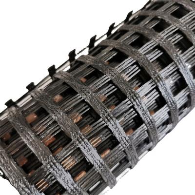China Sustainable Polyester Geogrid Mesh Highway Construction Basal Reinforcement for sale
